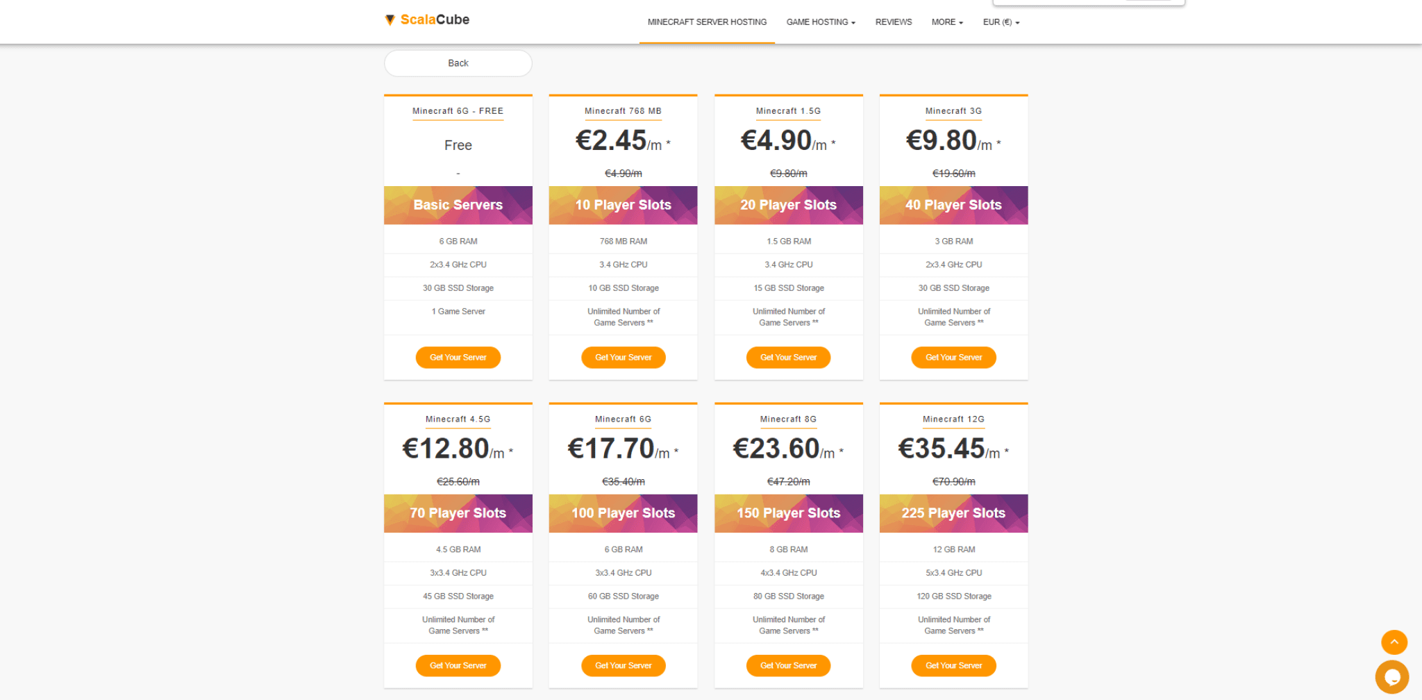 Free Minecraft Server Hosting Scalacube | TopServer.Network